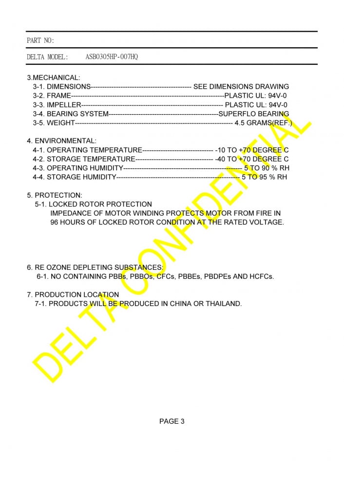ASB0305HP-007HQ specification page 5