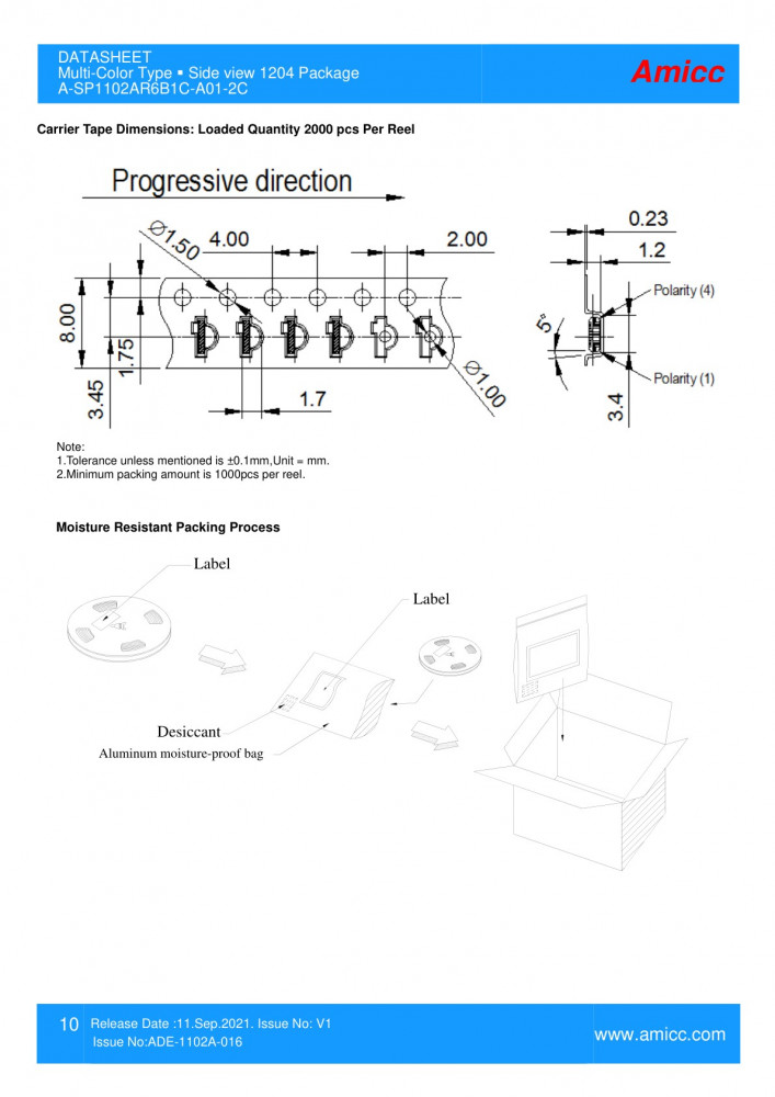 A-SP1102AR6B1C-A01-2C datasheet page 10