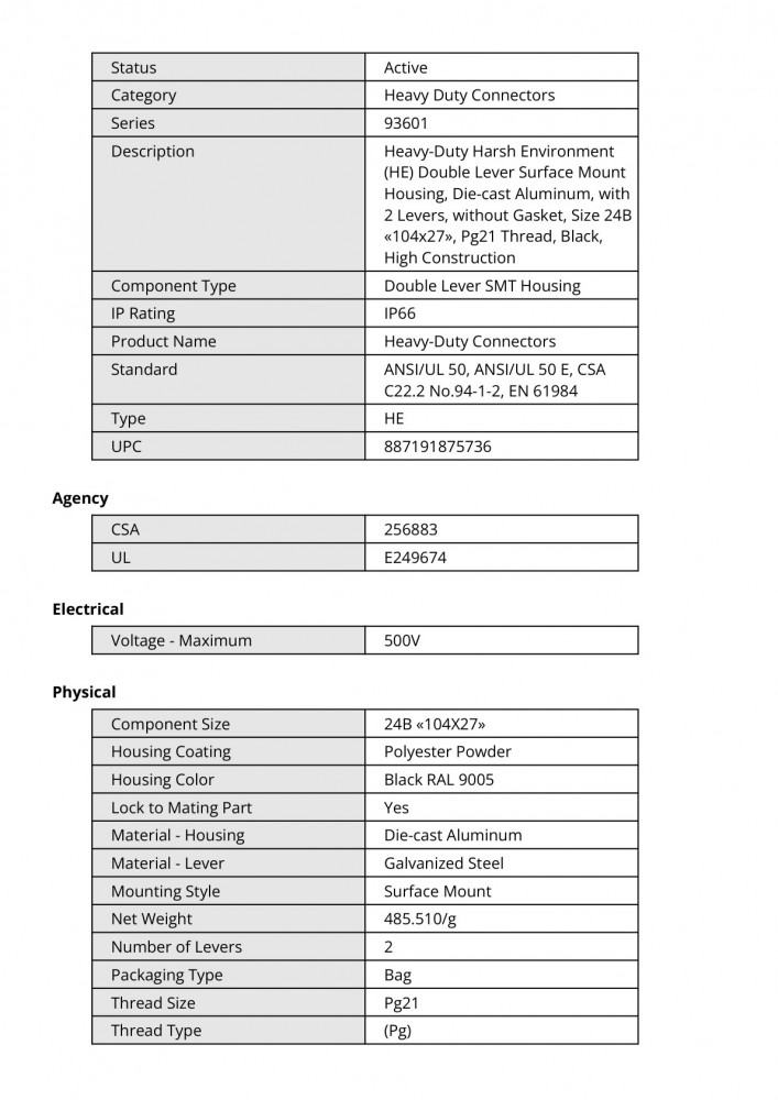 MOLEX 936014008 technical document page 2