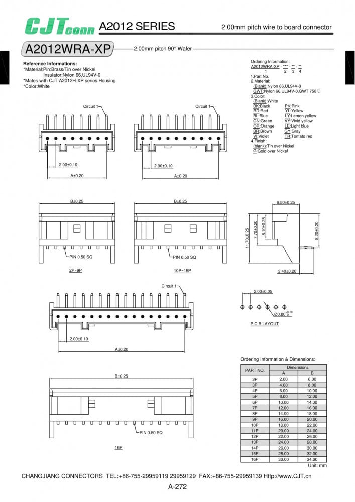CJT A2012H-10P datasheet page 7