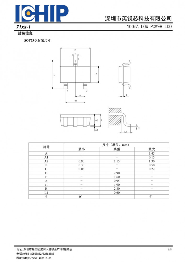 IDCHIP 71xx-1 datasheet page 6