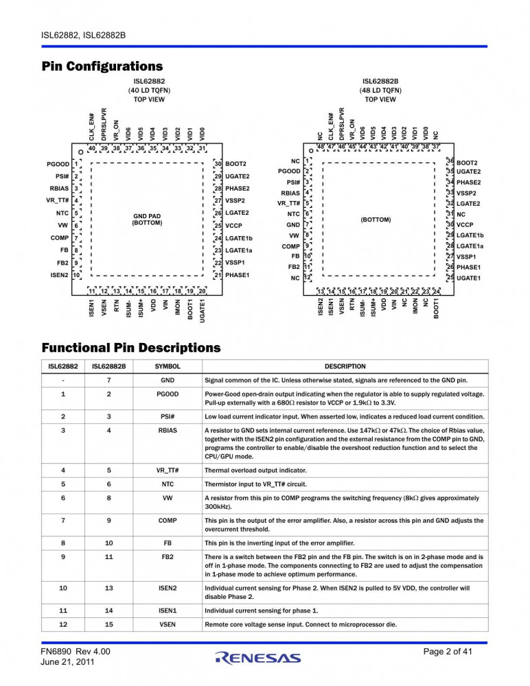 ISL62882IRTZ-T datasheet page 2