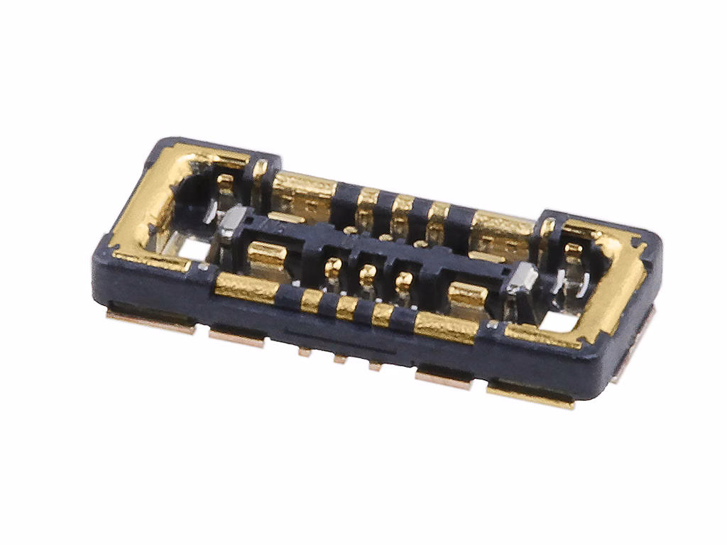ChargeStack Board-to-Board Receptacle, 0.35mm Pitch, 0.70mm Height, 6 Signal Pin + 2 Power Pin + 2 Fitting Nail, 18A Battery B-to-B, 1 Reel/Carton for sale