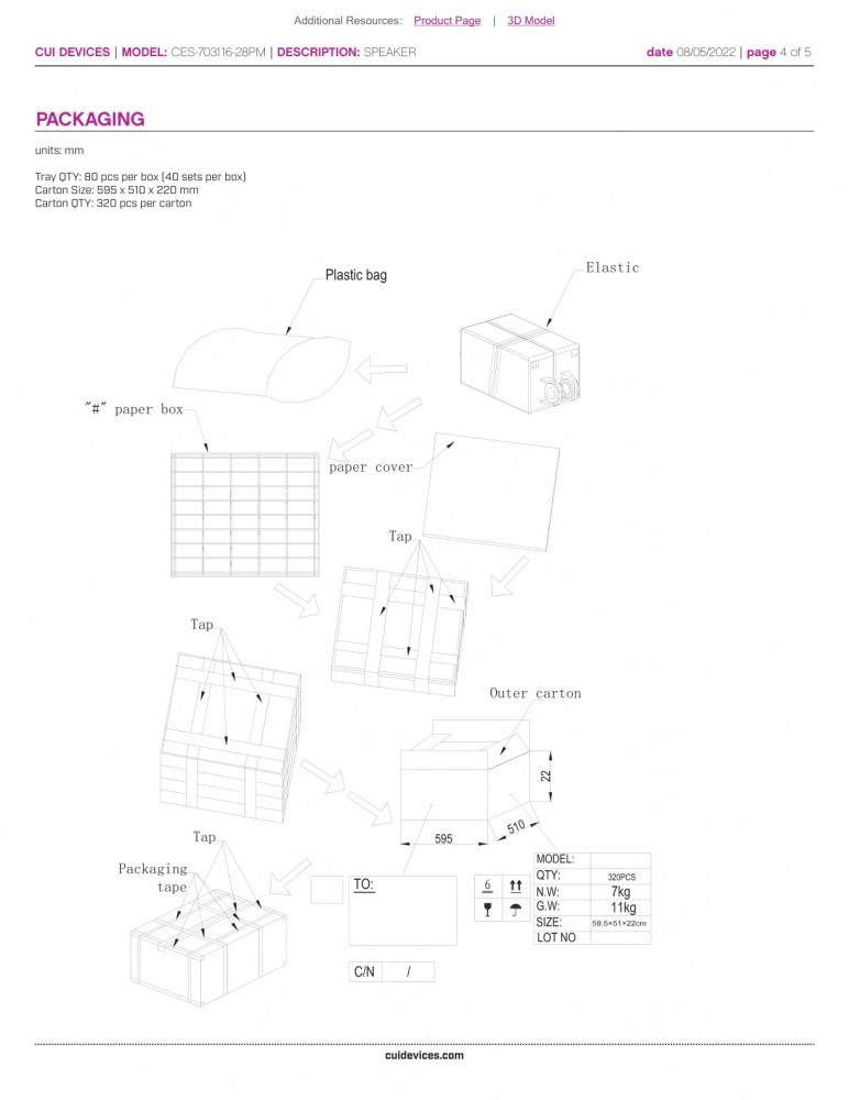 CES-703116-28PM technical document page 4