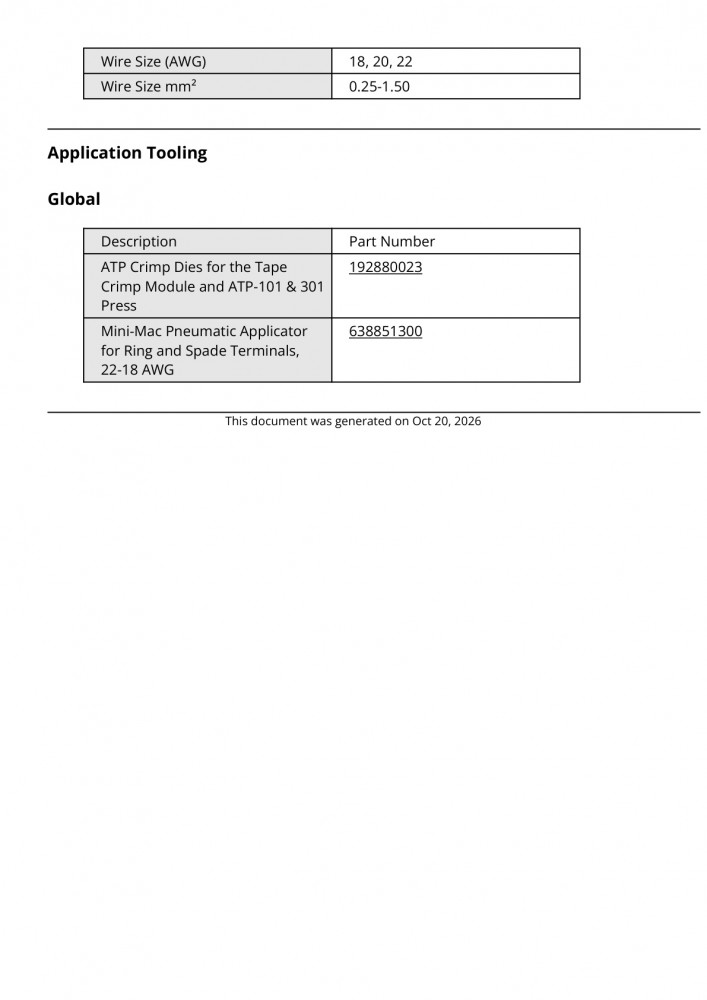 MOLEX 191980007 technical document page 3