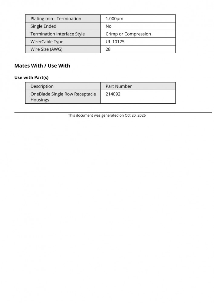 MOLEX 2196741124 product drawing, page 3