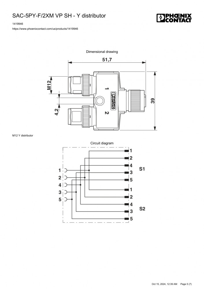 Phoenix Contact 1419946 technical document page 5