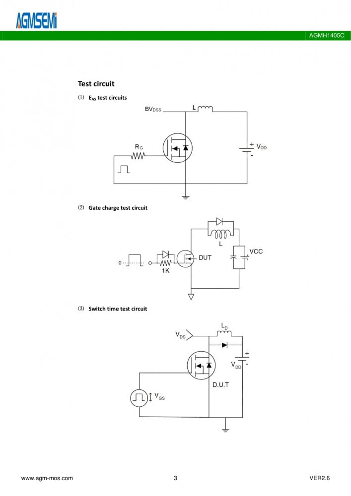 AGMH1405C datasheet page 3