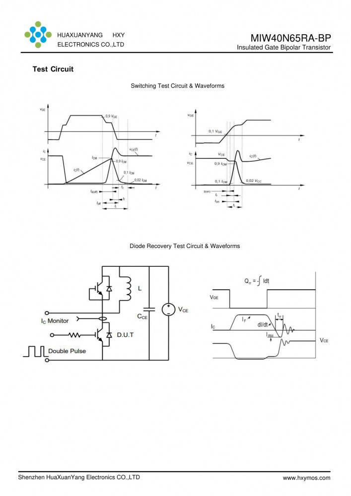 MIW40N65RA-BP-HXY datasheet page 5