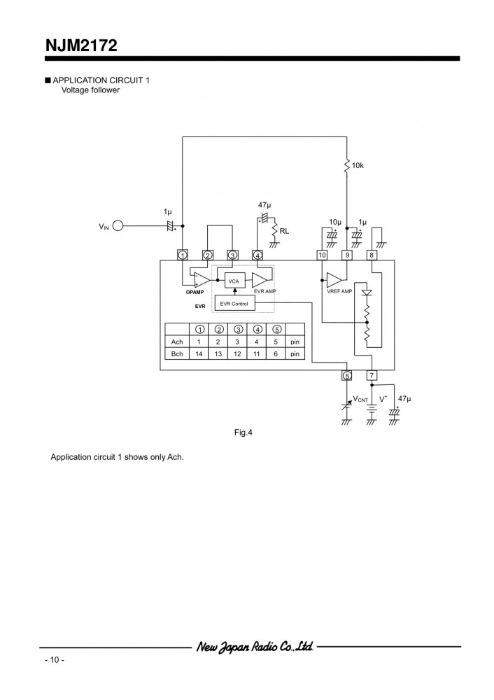NJM2172V-TE1 datasheet page 10