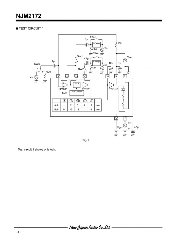 NJM2172V-TE1 datasheet page 4
