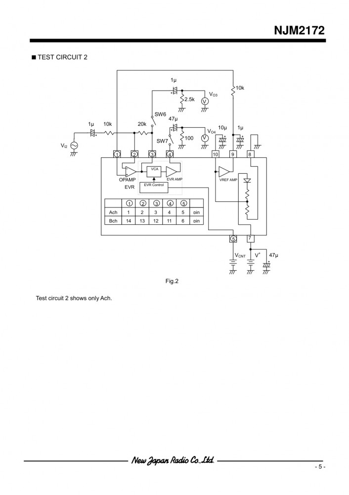 NJM2172V-TE1 datasheet page 5