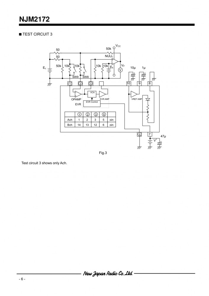 NJM2172V-TE1 datasheet page 6