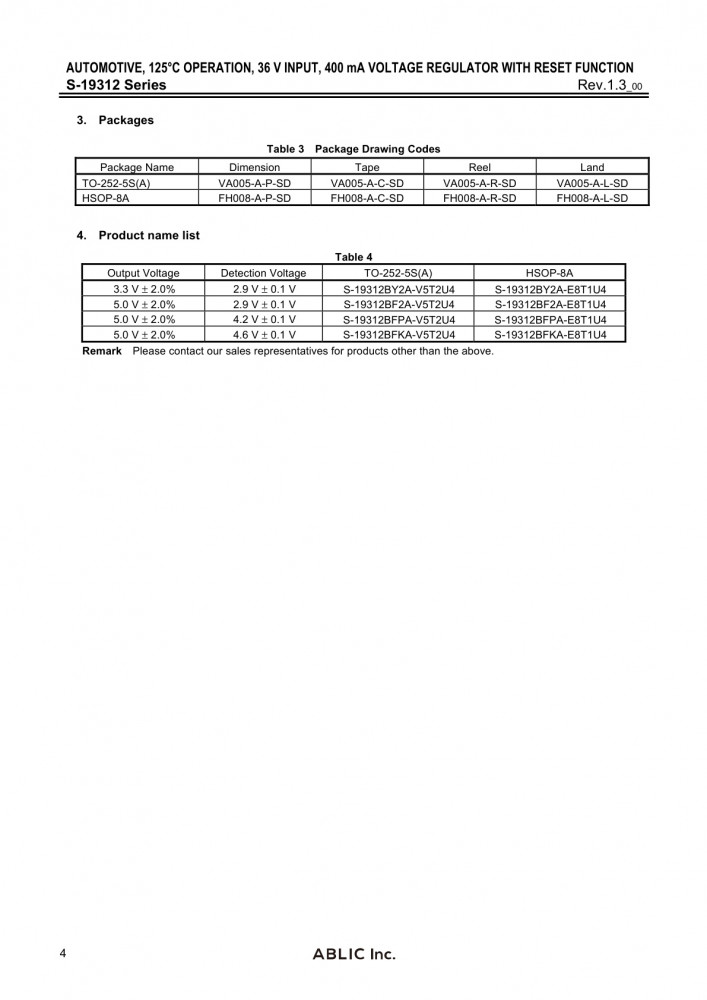 S-19312 datasheet page 4