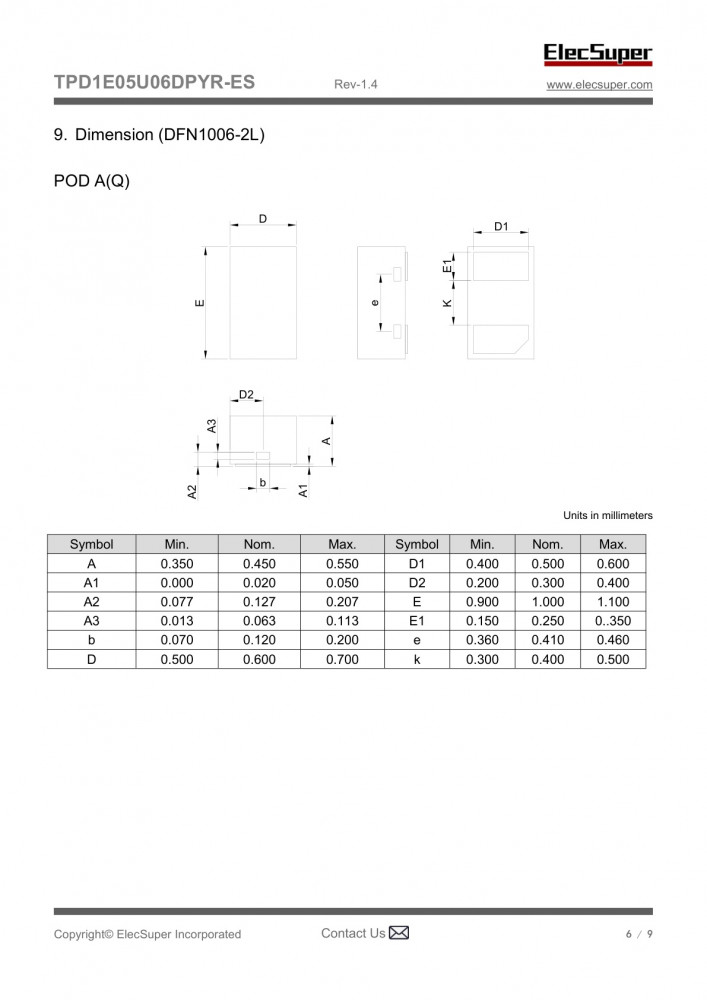 TPD1E05U06DPYR-ES datasheet page 6