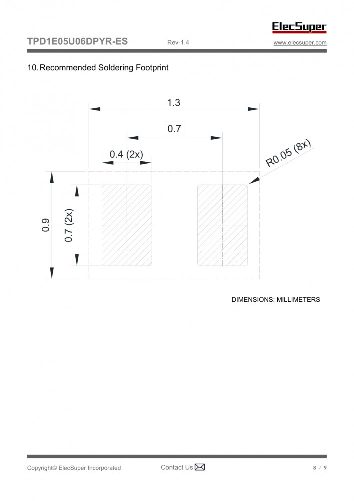 TPD1E05U06DPYR-ES datasheet page 8