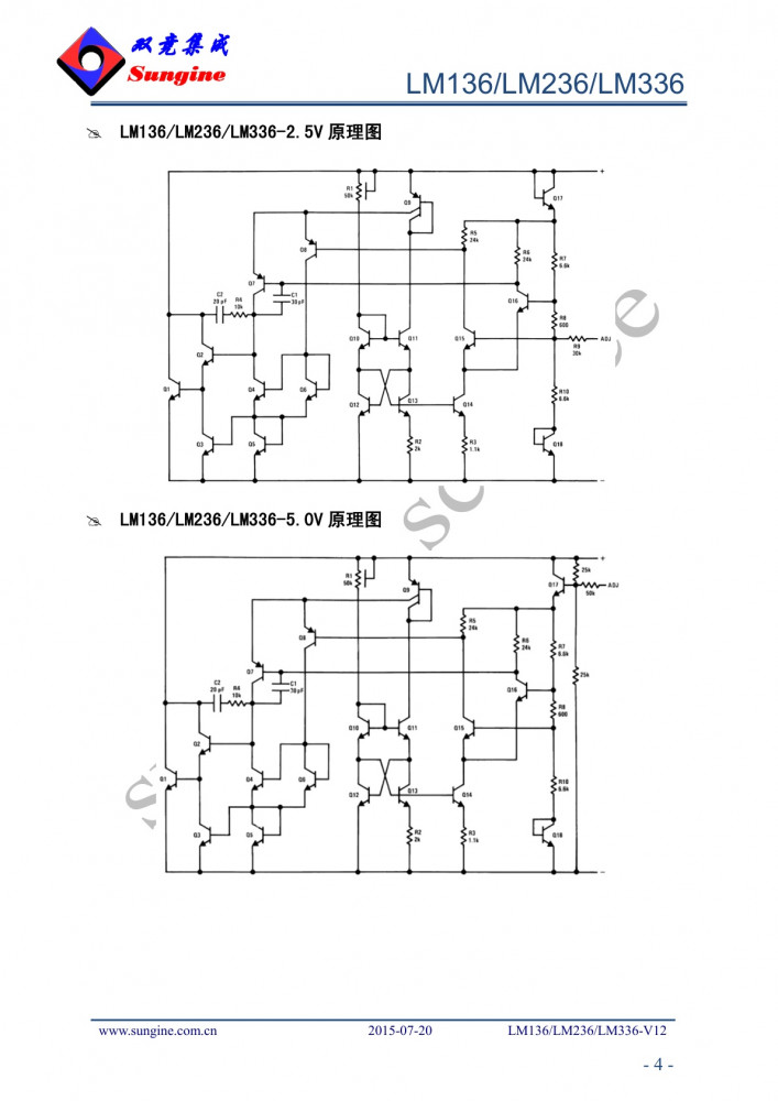 LM336Z-5.0 technical document page 4