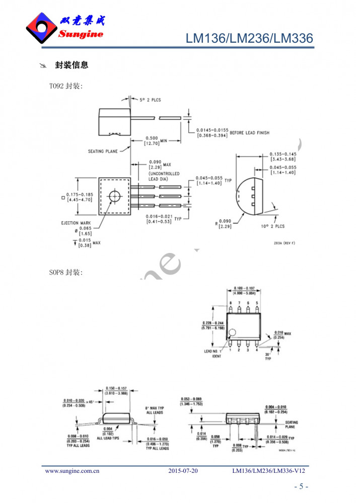 LM336Z-5.0 technical document page 5