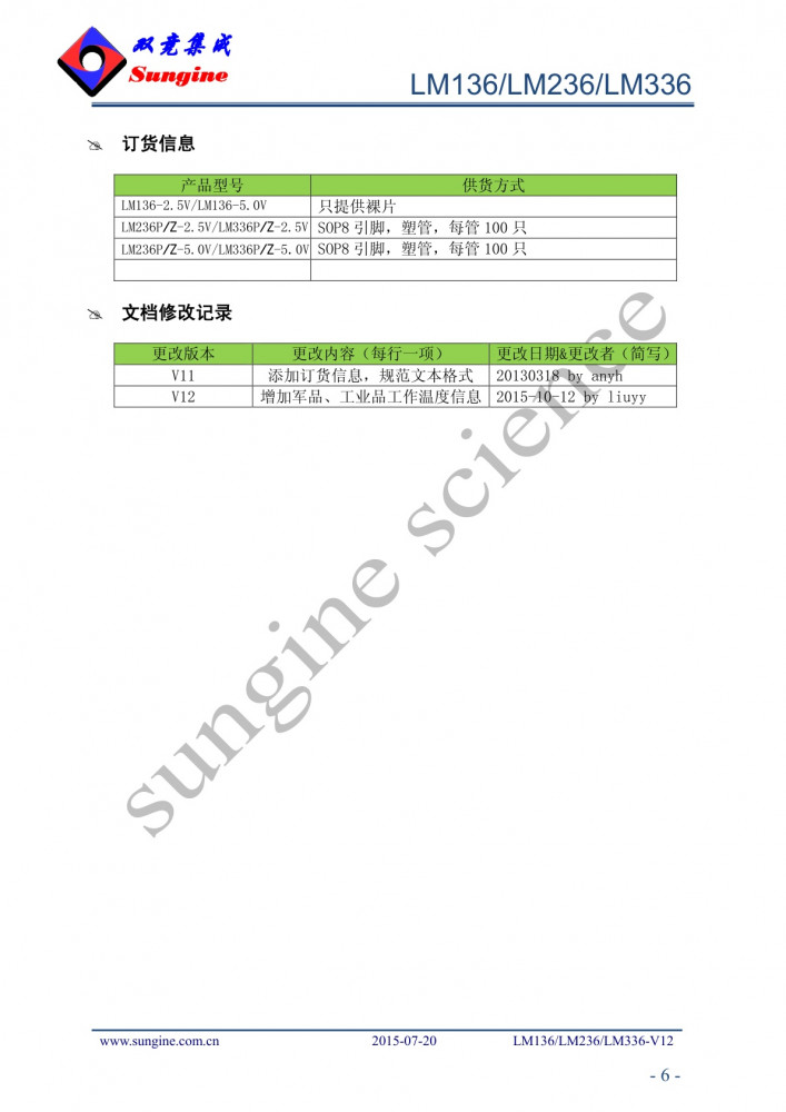 LM336Z-5.0 technical document page 6