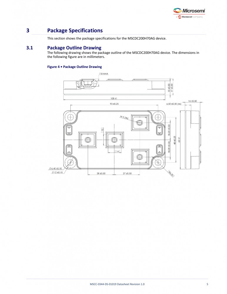 MSCDC200H70AG datasheet page 5