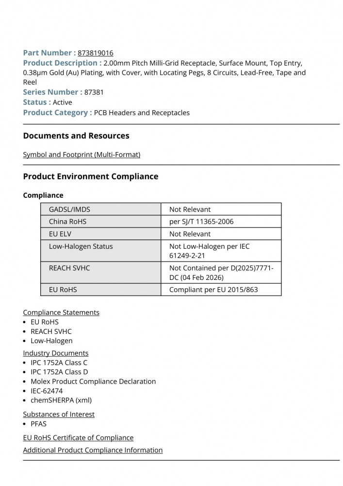 Technical document page 1