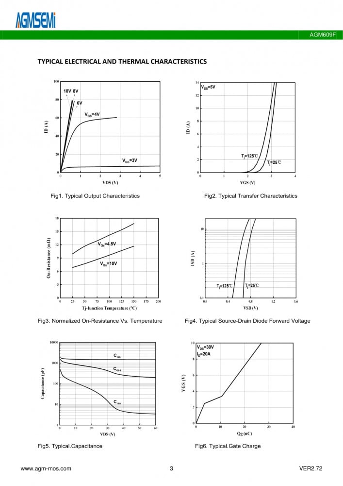 AGM609F datasheet page 3