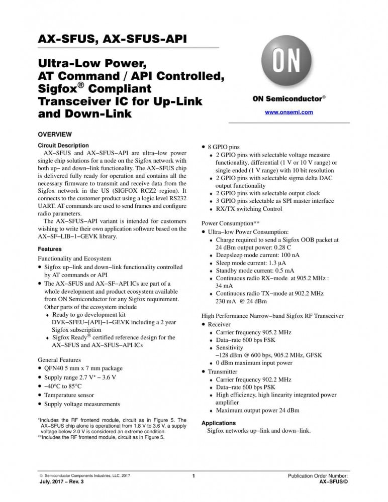 Technical document page 1