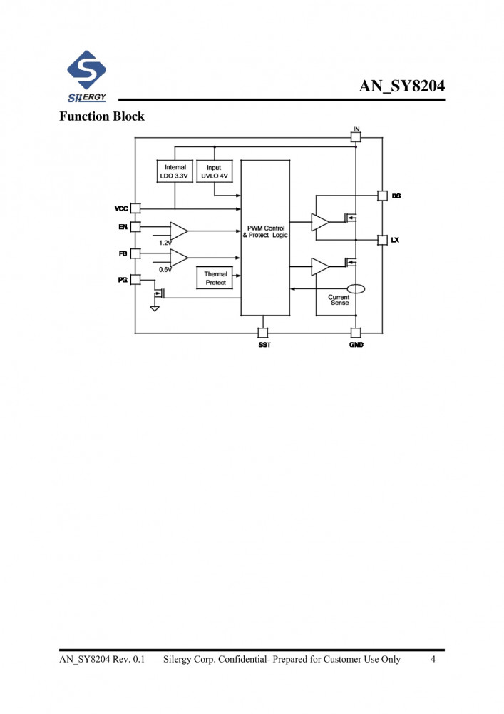 SY8204FCC datasheet page 4
