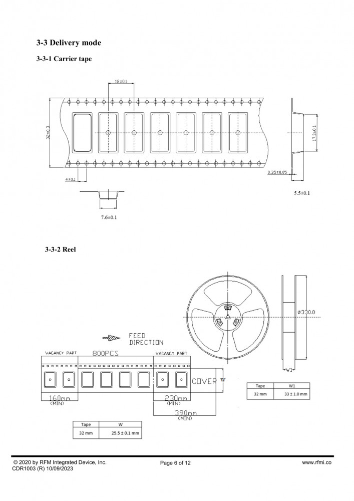 CDR1003 technical document page 6