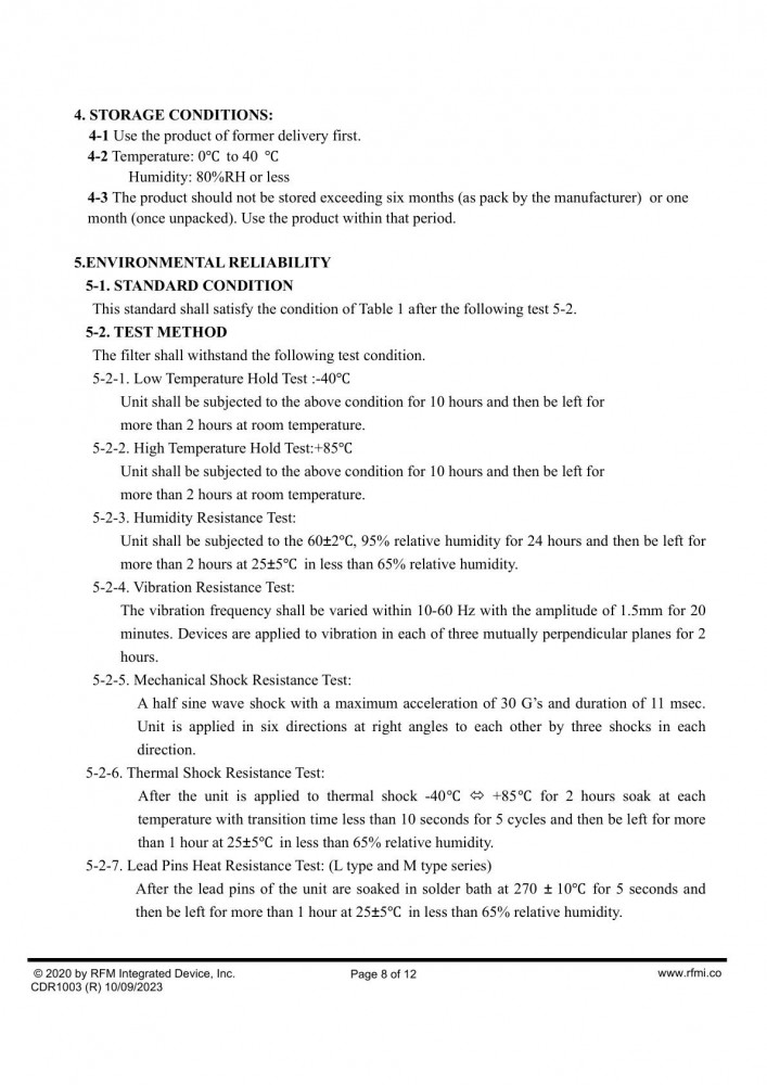 CDR1003 technical document page 8