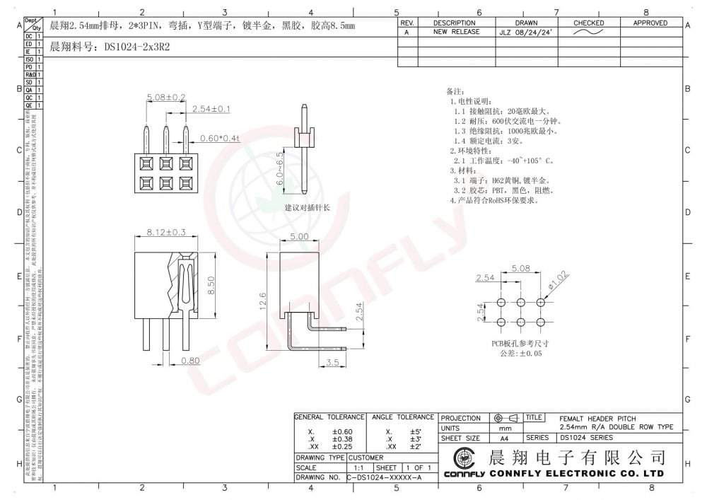DS1024-2x3R2 technical drawing preview