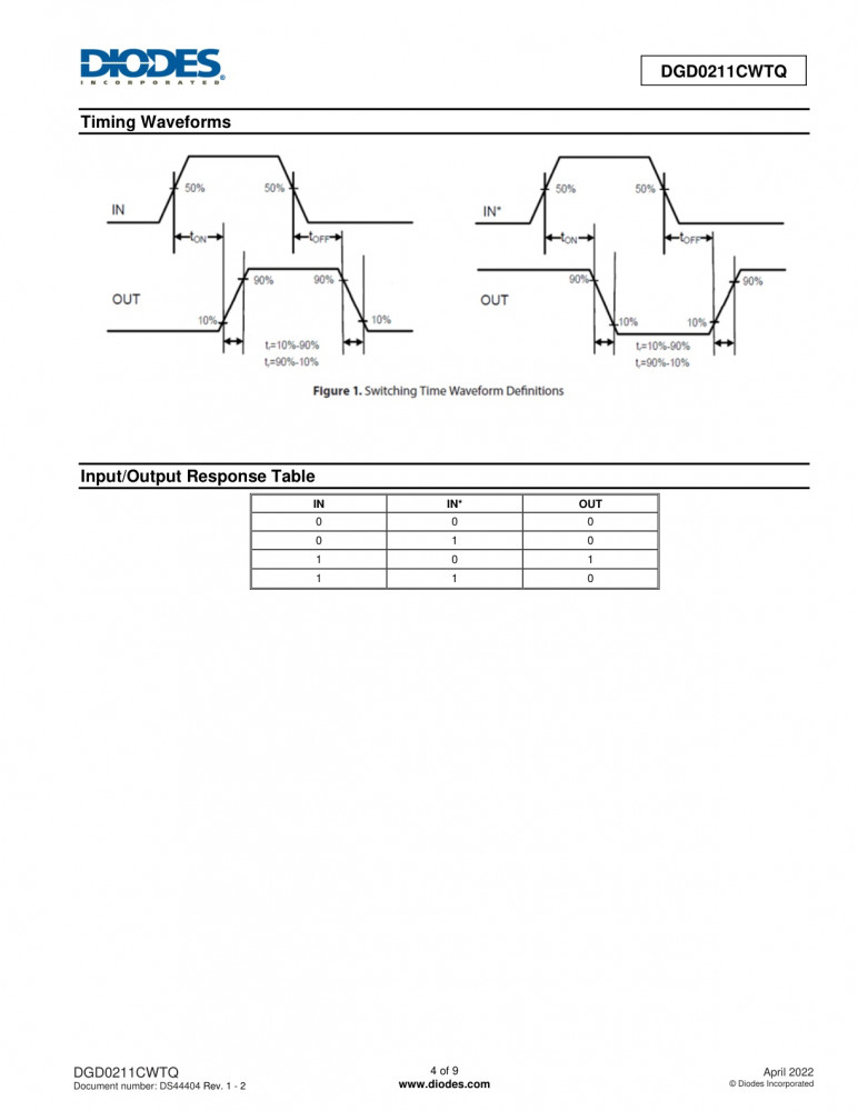 DGD0211CWTQ-7 datasheet page 4