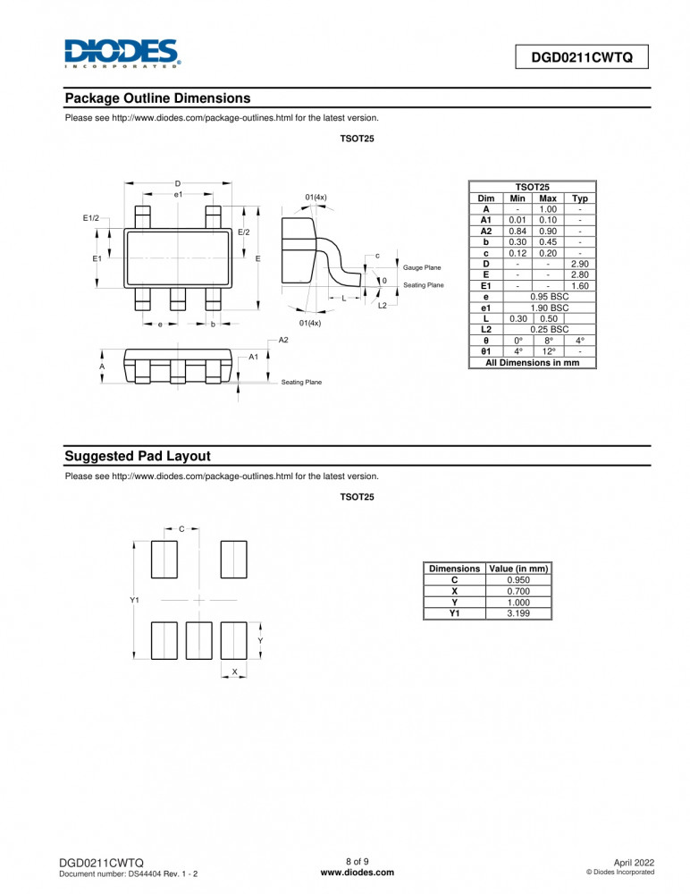DGD0211CWTQ-7 datasheet page 8