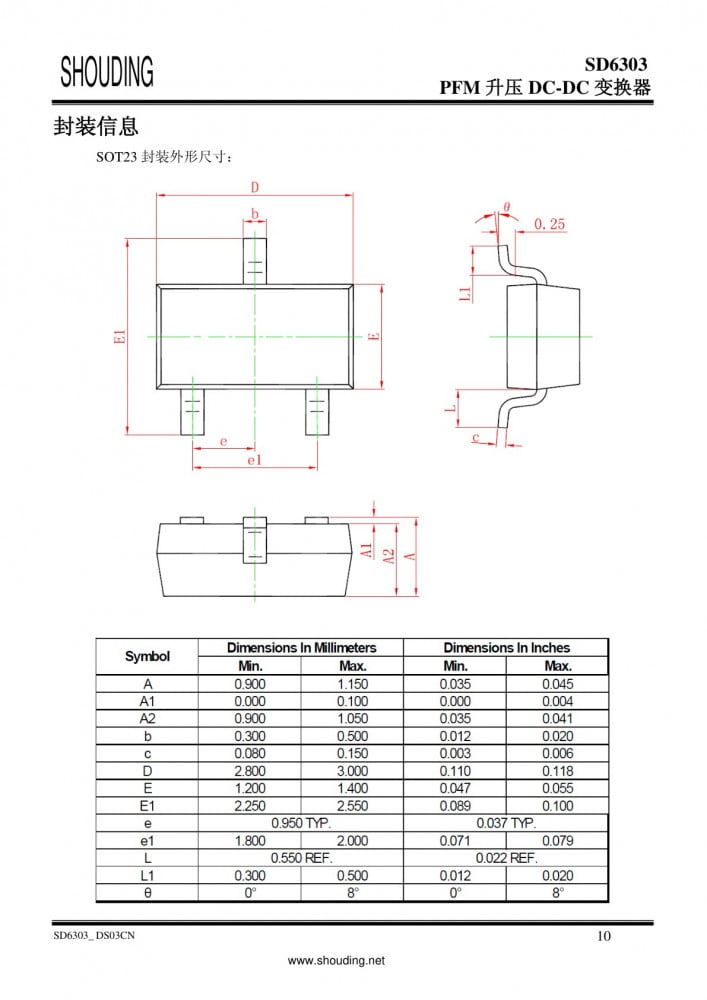 SD6303 datasheet page 10