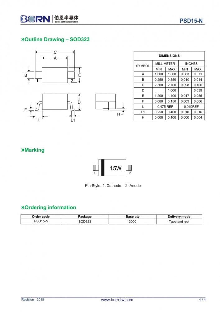 PSD15-N datasheet page 4