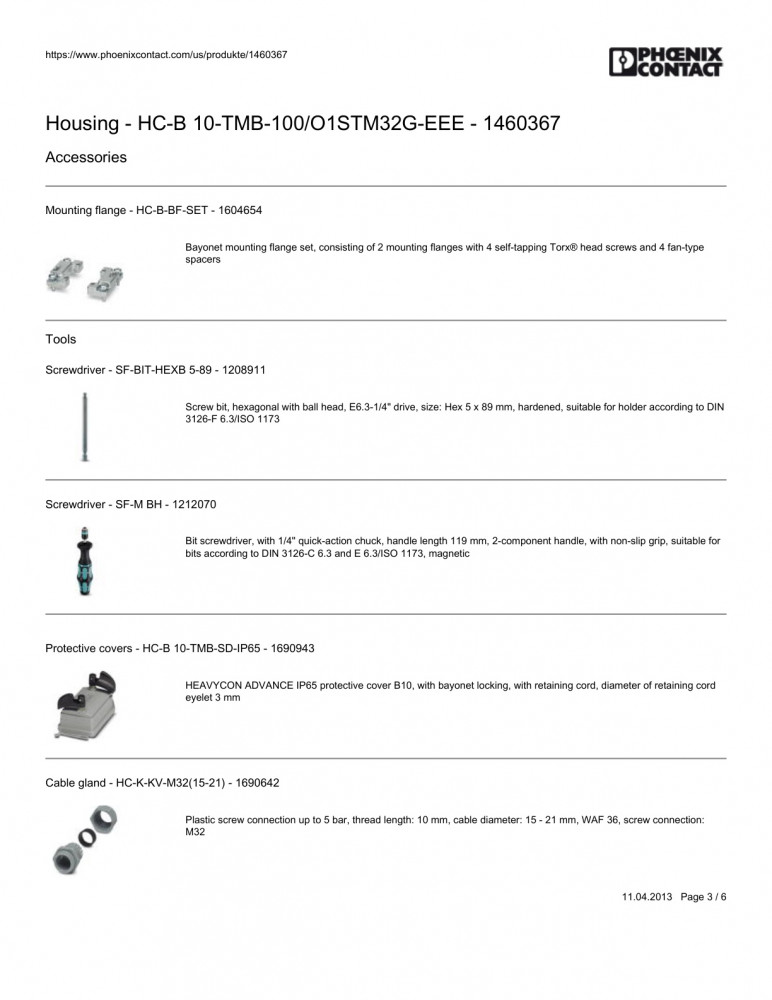 Phoenix Contact 1460367 product document page 3