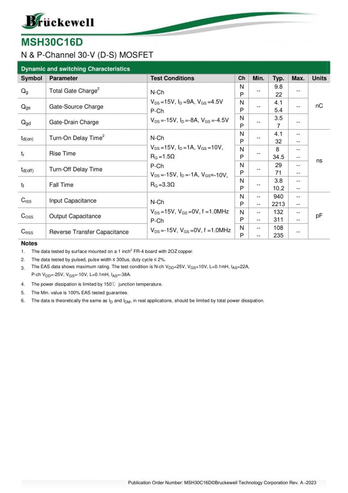 MSH30C16D datasheet page 3