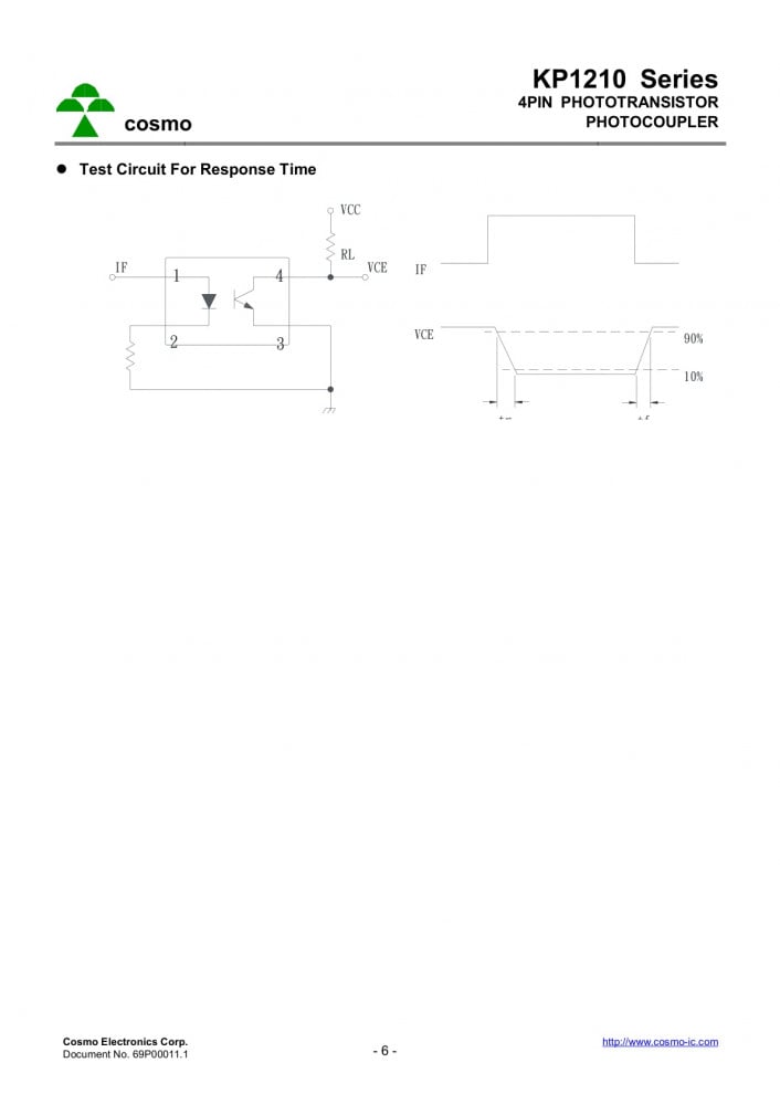Cosmo KP1210 datasheet page 6