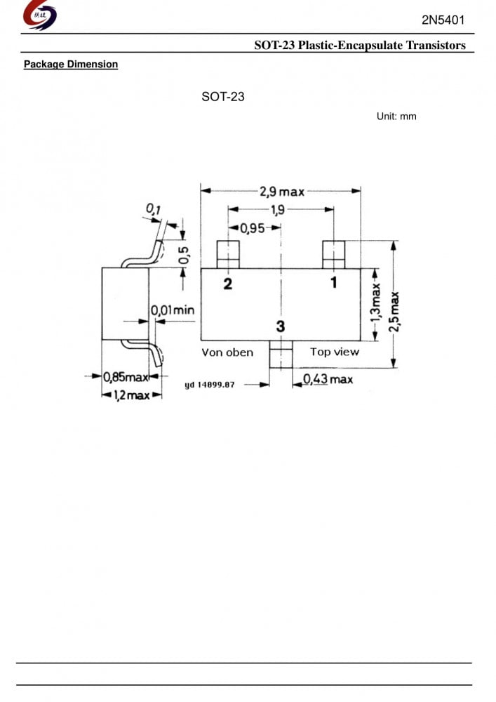 2N5401 datasheet page 3