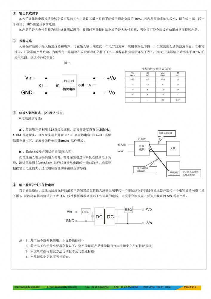 NNV5-05S05AN datasheet page 5
