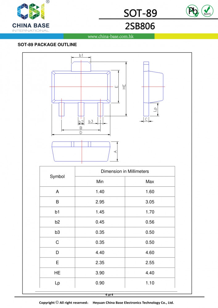 CBI 2SB806 datasheet page 4