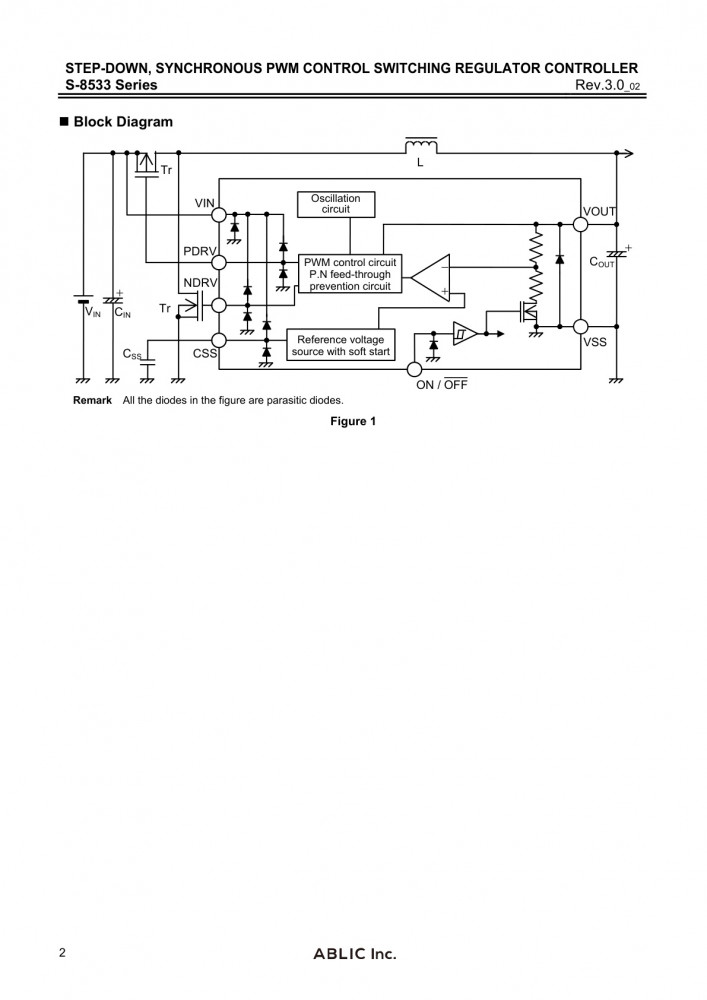 S-8533 Series datasheet page 2