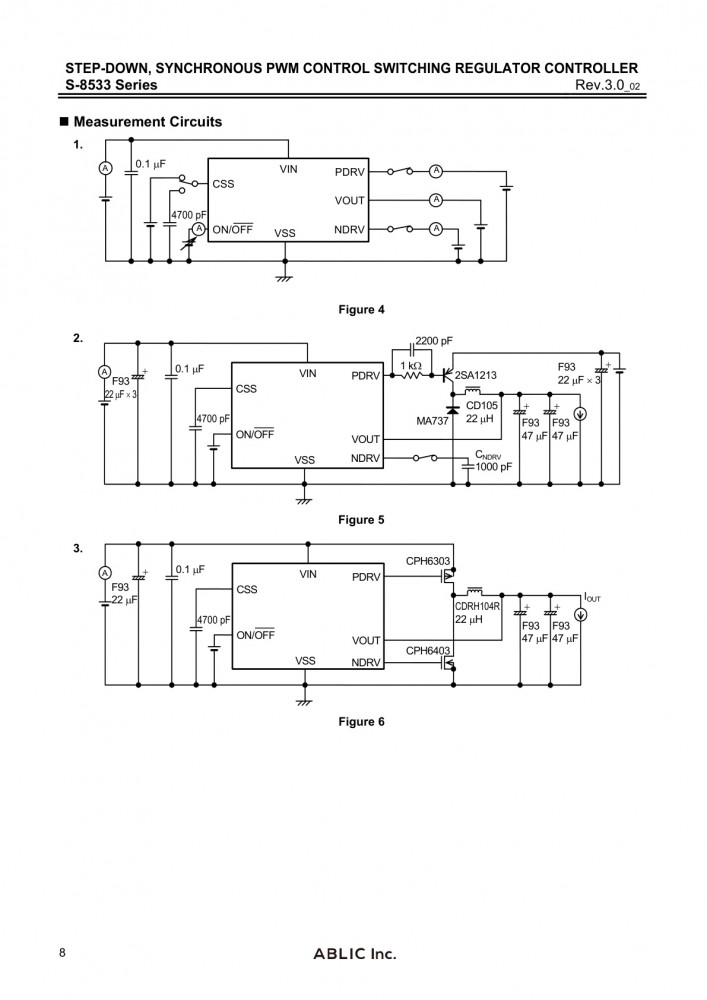 S-8533 Series datasheet page 8