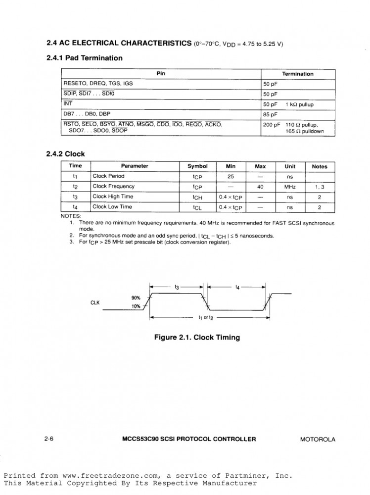 MC68SEC000FU20B1 datasheet page 6