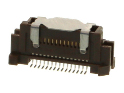SlimStack Board-to-Board Connector, 0.635mm Pitch, 0.635 Series, Plug, 9.00 or 15.00mm Mated Height, 6.40mm Mated Width, 140 Circuits