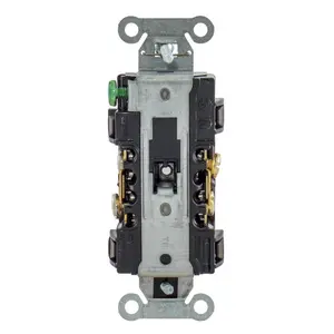 Straight Blade Devices, Receptacles, Duplex, Commercial/Industrial Grade, 2-Pole 3-Wire Grounding, 20A 125V, 5-20R, Brown, Single Pack for sale