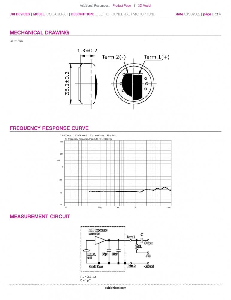 CMC-6013-38T datasheet page 2
