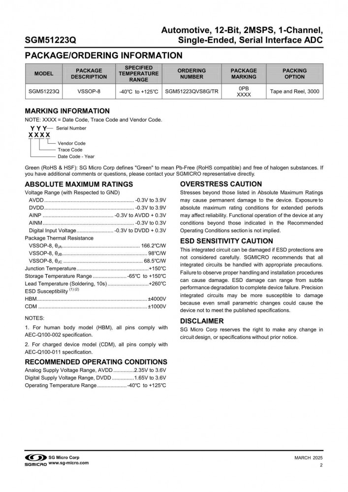 SGM51223Q document page 2