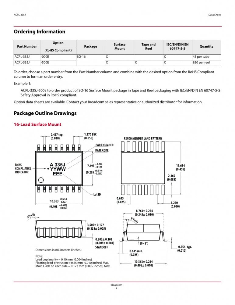 ACPL-335J datasheet page 2