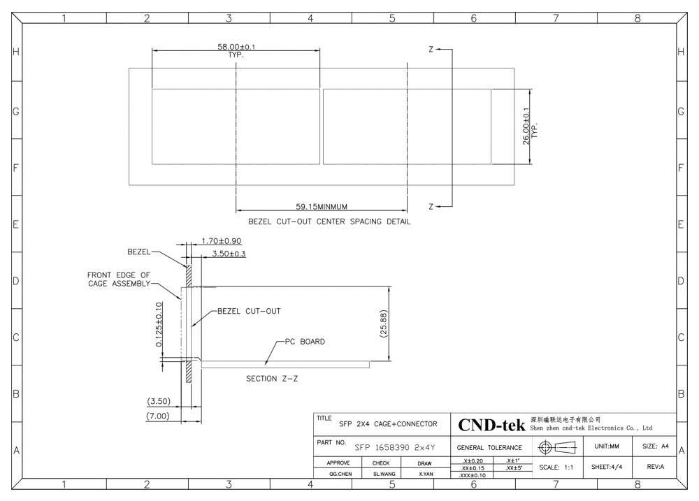 CND-tek SFP 1658390 2X4Y drawing page 4